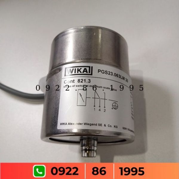Đồng Hồ Đo Áp Suất Ống Boden Tùy Chỉnh Wika Với Tiếp Xúc Điện Công Tắc Pgs23.063lm 30 0-10bar ...