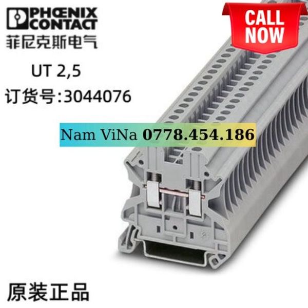 Thiết Bị Đầu Cuối Dây Điện Tử Kiểu Châu Âu Trực Tiếp Phoenix-UT 2.5 Ut2 ...