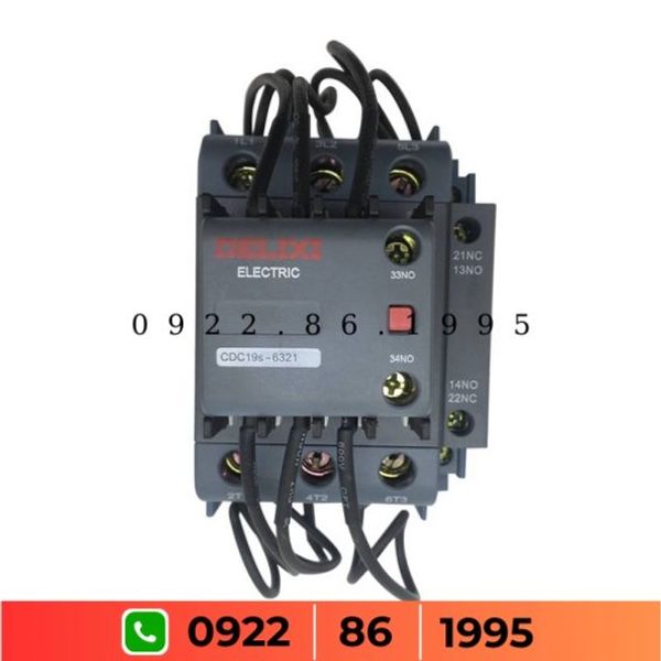 Công Tắc Tơ Điện Dung Chuyển Mạch Delixi Cj19 Cdc9 CDC19S-95/63/21e 43 32 25 380V giá tốt có VAT ...