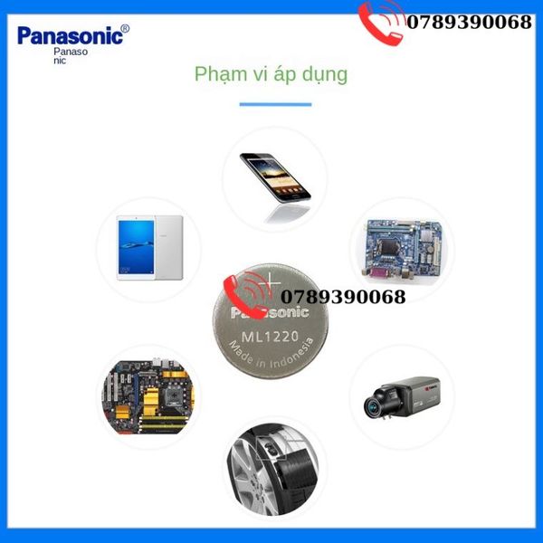 Panasonic Ml1220 Nút Lithium Điện Tử Pin Sạc 3V Thiết Bị Máy Tính Thiết ...