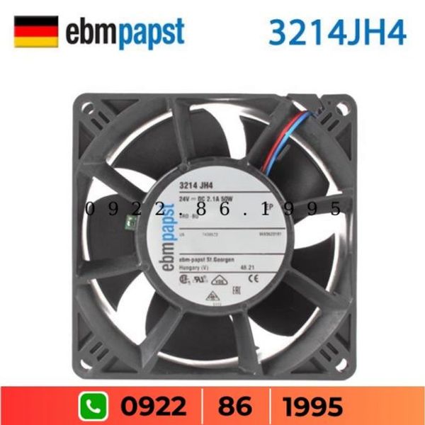 3214jh4 Nhập Khẩu Đức Ebmpapst 9238 24V 2.1A 50W Biến Tần Quạt Làm Mát ...