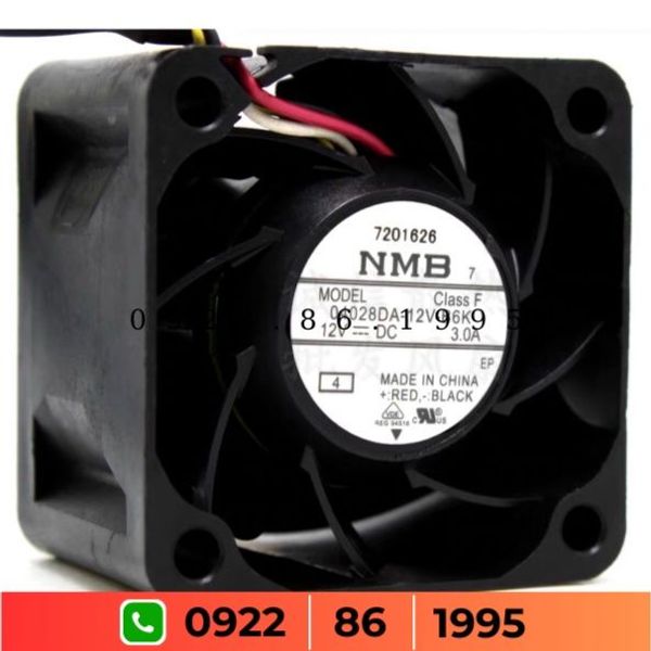 Nmb 12V 3.0A 4028 Bạo Lực Mô Hình Xe Máy Chủ Quạt Làm Mát 04028da-12v ...