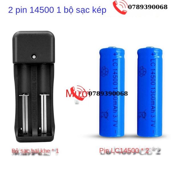 Pin Lithium Lc14500 3.7V Có Thể Sạc Lại Với Bộ Sạc Thích Hợp Đèn Pin ...