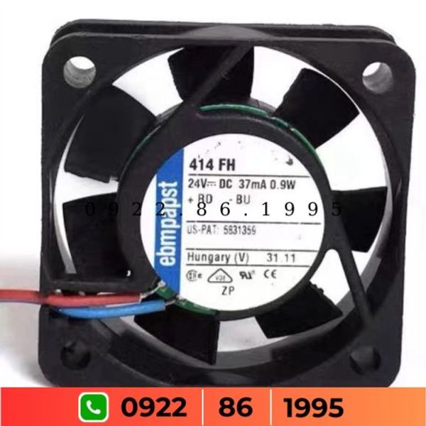 Ebmpapst Typ 414f 414fh 24V 0.8W-0.9W Biến Tần Quạt Làm Mát 4010 giá ...