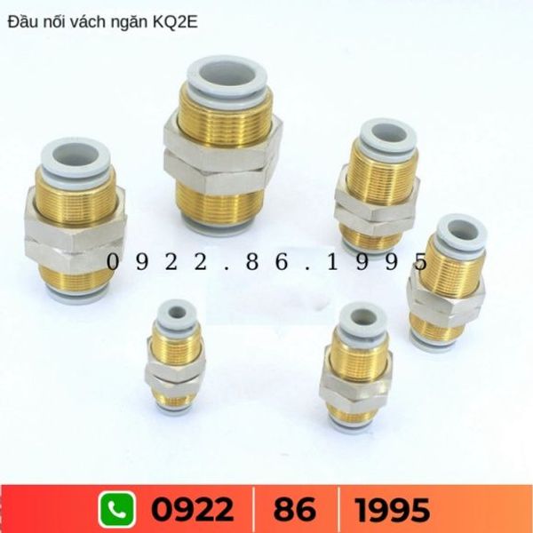 Đầu Nối Vách Ngăn Ren Ngoài Chiều/Kq2e04/06/08/12/16 giá tốt có VAT giá ...