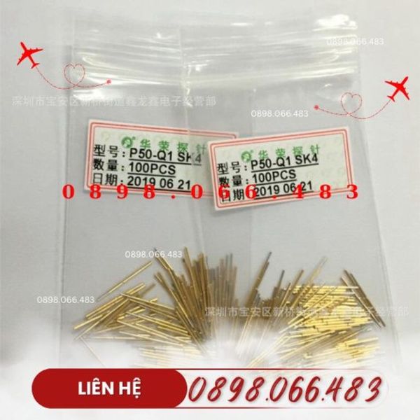 Đầu Dò P50-Q1 PA50-Q1 SK4 PCB Thử Nghiệm 0.9Mm Đầu Kim Mạ Niken Dẫn ...