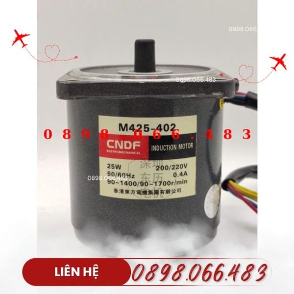 Cndf Induction Motor M425-402 Hồng Kông Đông Phương Động Cơ 25 Watt ...