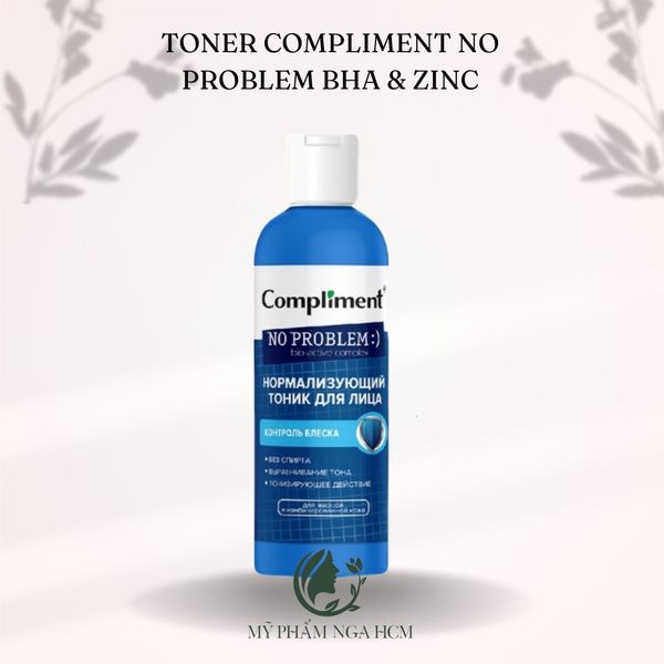 Toner Compliment No Problem BHA & ZinC cho da mụn (vạch xanh) giá sỉ ...
