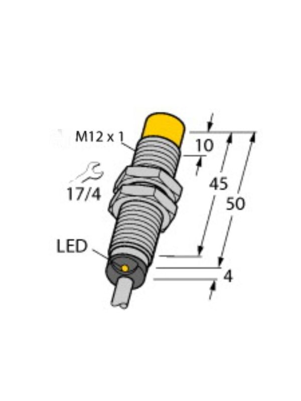 Công Tắc Tiệm Cận Cảm Ứng Mới Của Turk Chính Hãng NI8U-M12-AN6X Cảm ...