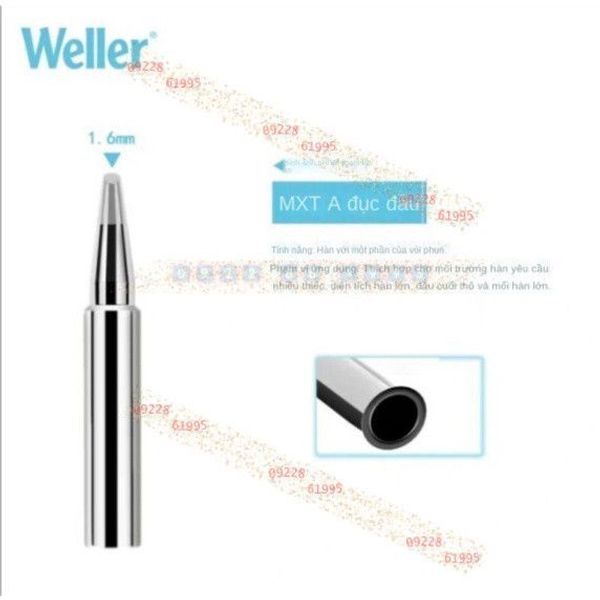 Đầu Hàn Điện Mxta Weller Đầu Hàn Mxt A Đầu Hàn Dùng Cho Wsd71 Wp70 Đầu Hàn Điện 70W - LHO.9.2.2 ...
