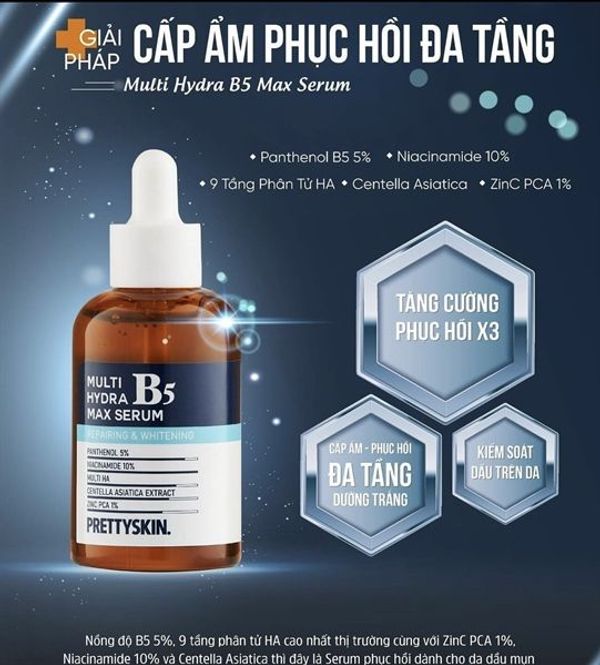 Serum B5 Pretty Skin - Kiểm Soát Dầu và Cấp Ẩm 50ml giá sỉ, giá bán ...