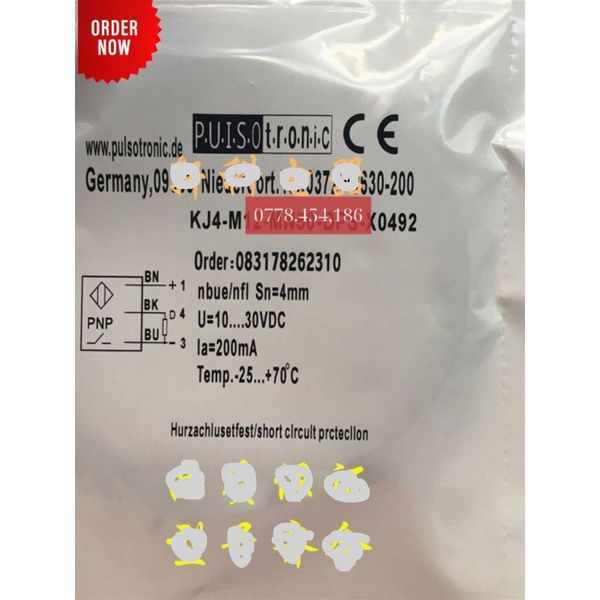 Cảm Biến Polso KJ4-M12-MN50-DPS-X0492 KJ8-M18-DN50-DPS/DNS DPA - hàng ...