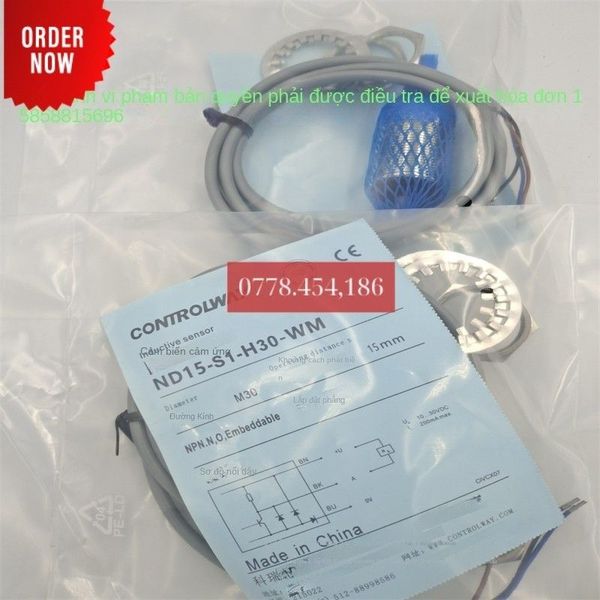 Công Tắc Tiệm Cận ND15-S1-H30-WM Cảm Biến Cảm Ứng NPN Ba Dòng DC Thường Mở Cảm Biến Kim Loại ...