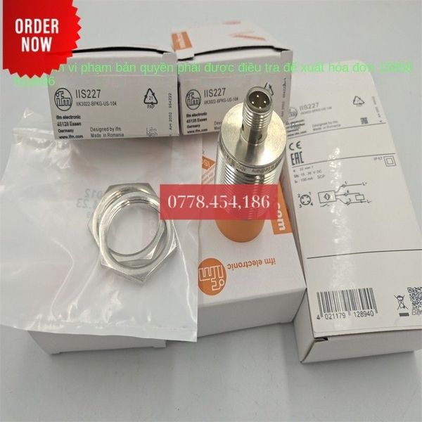 Công Tắc Tiệm Cận Ifumen Iis227 Đầu Nối Bốn Chân PNP Thường Mở Cảm Biến Cảm Ứng Kim Loại - O.7.7 ...