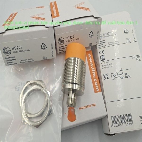 Công Tắc Tiệm Cận Ifumen Iis227 Đầu Nối Bốn Chân PNP Thường Mở Cảm Biến Cảm Ứng Kim Loại - LH O ...