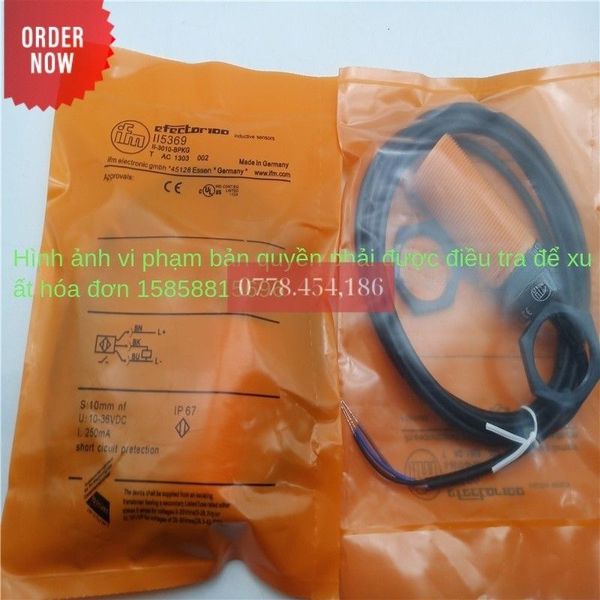 Cảm Biến Chuyển Mạch Tiệm Cận Ii5369 Cảm Ứng Kim Loại Cảm Ứng DC Ba Dây ...