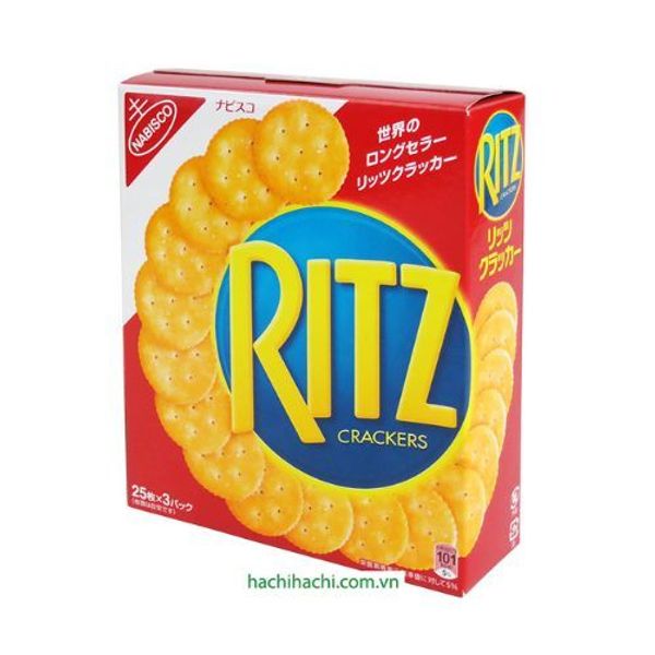 Bánh quy Ritz crackers Mondelez Japan vị bơ mặn (25 cái x 3 gói ...