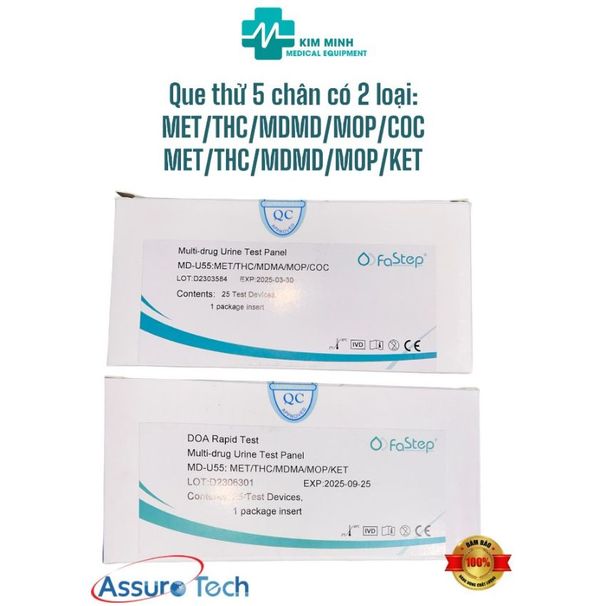 Que test thử ma túy 5 chân Fastep test nước tiểu tại nhà giá sỉ, giá ...