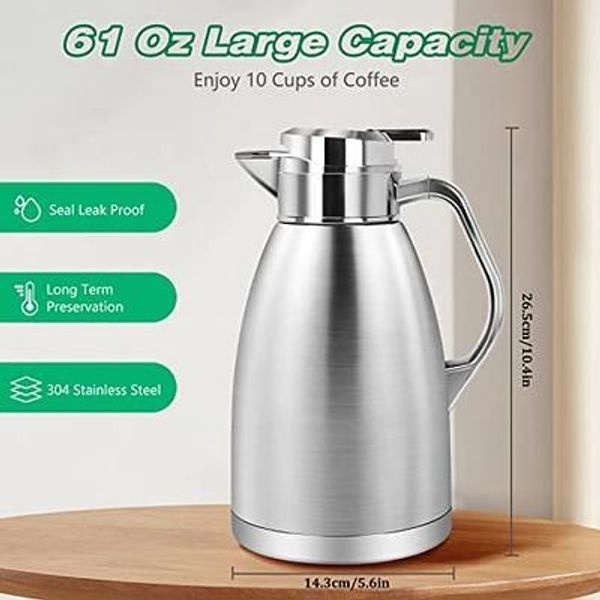 Bình Giữ Nhiệt Nóng, Giữ Lạnh Gia Đình Thể Tich 2300ml Inox 304 giá sỉ, giá bán buôn - Thị Trường Sỉ
