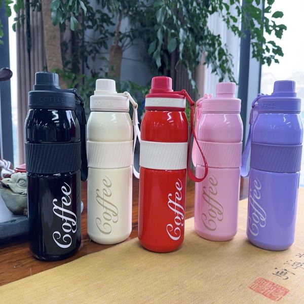 Bình giữ nhiệt Coffee, cốc giữ nhiệt inox 304 dung tích 600ml giá sỉ, giá bán buôn - Thị Trường Sỉ