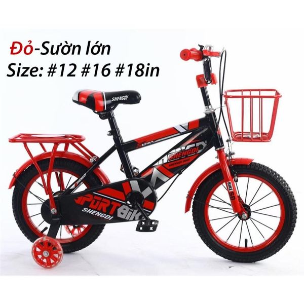 Xe đạp trẻ em, xe đạp mini 3 bánh cho bé trai từ 2 -10 tuổi, dáng sport ...