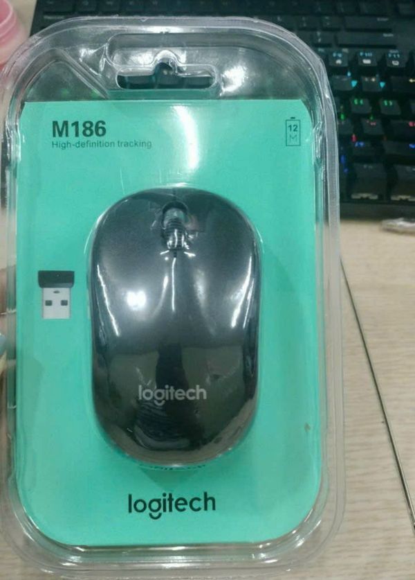 CHUỘT KHÔNG DÂY LOGITECH M186 giá sỉ, giá bán buôn - Thị Trường Sỉ