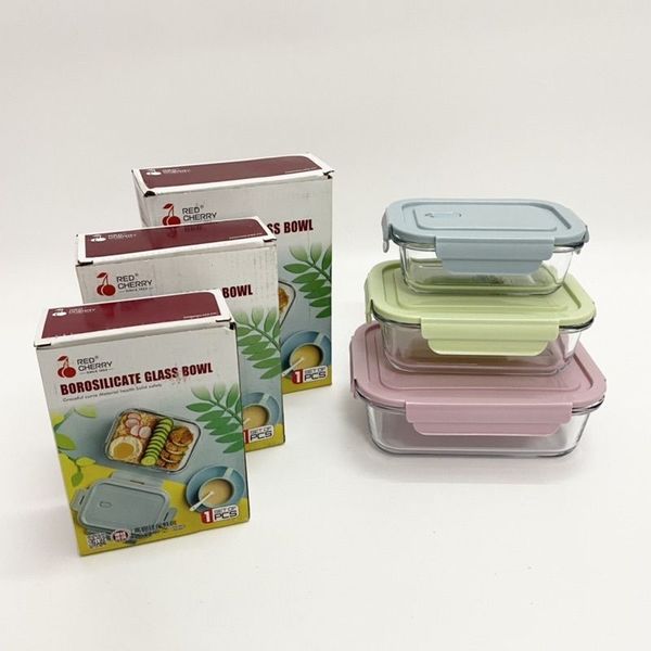 HỘP THỦY TINH VUÔNG CHỊU NHIỆT 520ML (THÙNG 36) giá sỉ, giá bán buôn - Thị Trường Sỉ