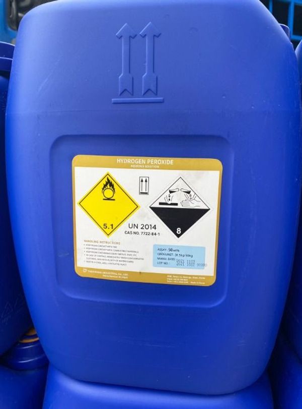 Oxy Già Công Nghiệp - Hydrogen peroxide – H2O2 50% Hàn Quốc giá sỉ, giá ...