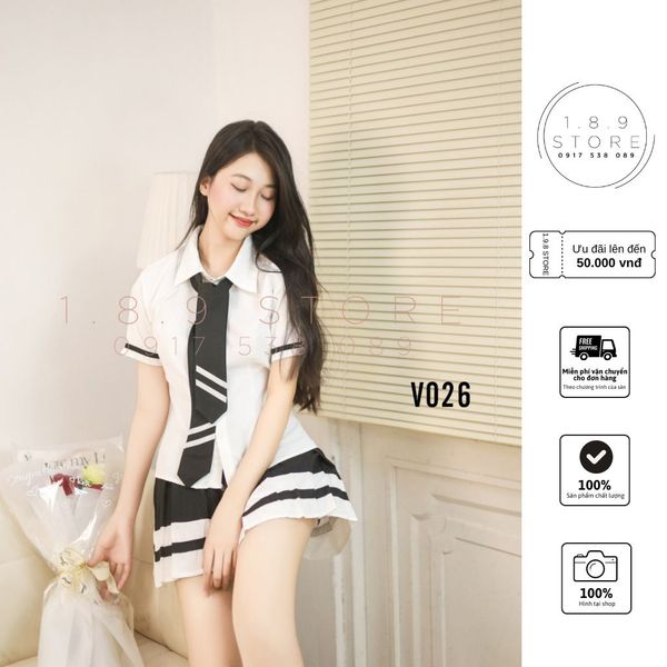 Set Áo Sơ Mi Nữ Cộc Tay Phối Cavat Kèm Chân Váy Xếp Ly, Set Đồ Nữ Lịch Sự Nhẹ Nhàng Siêu Mịn ...