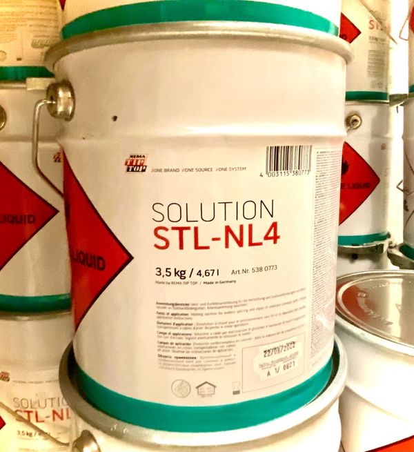 Keo dán lưu hoá SOLUTION STL-NL4(3,5kg/hộp) giá sỉ, giá bán buôn - Thị Trường Sỉ